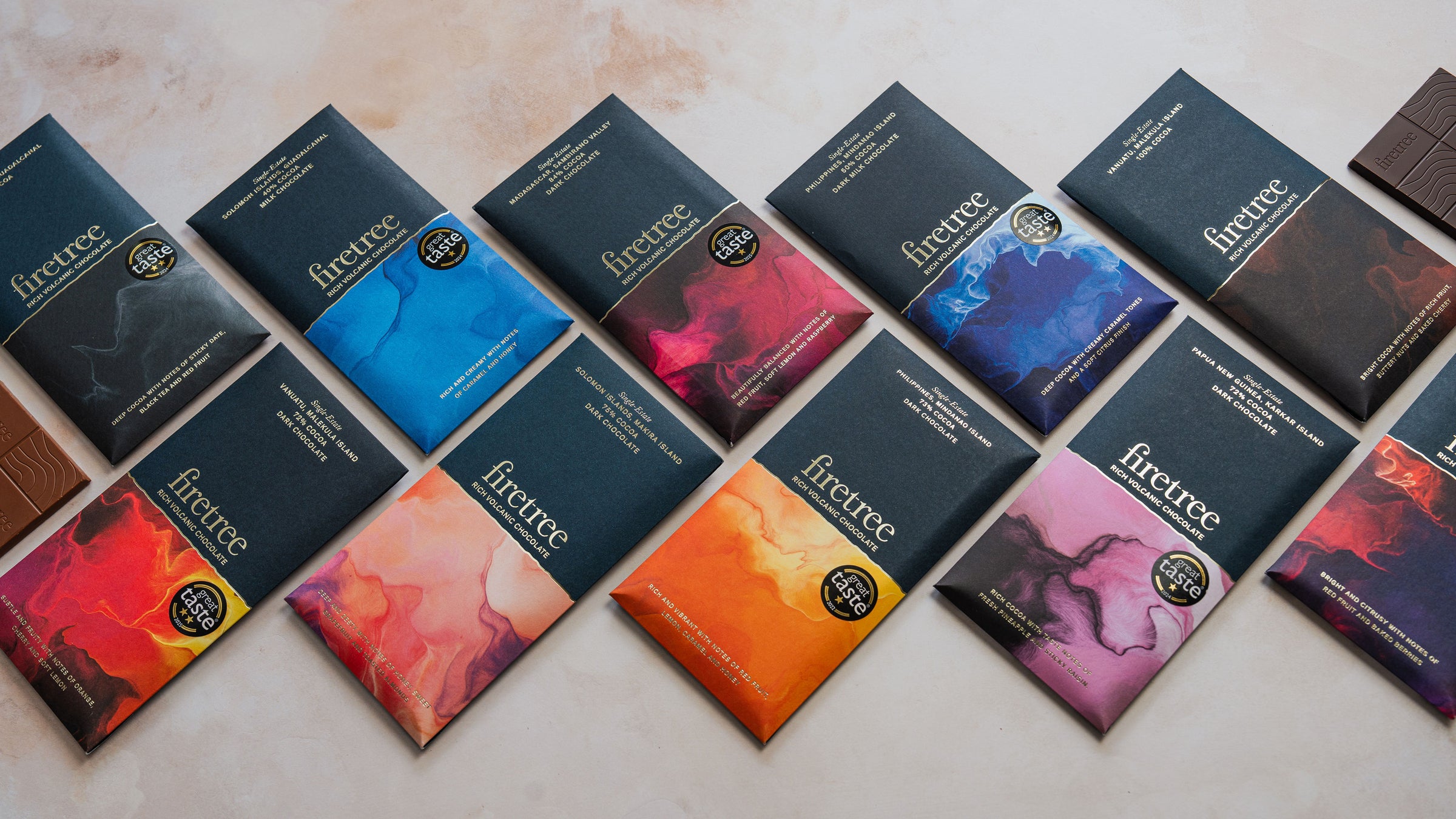 Chocolate | Shop Bean-to-Bar Craft Luxury Chocolate UK – Firetree ...