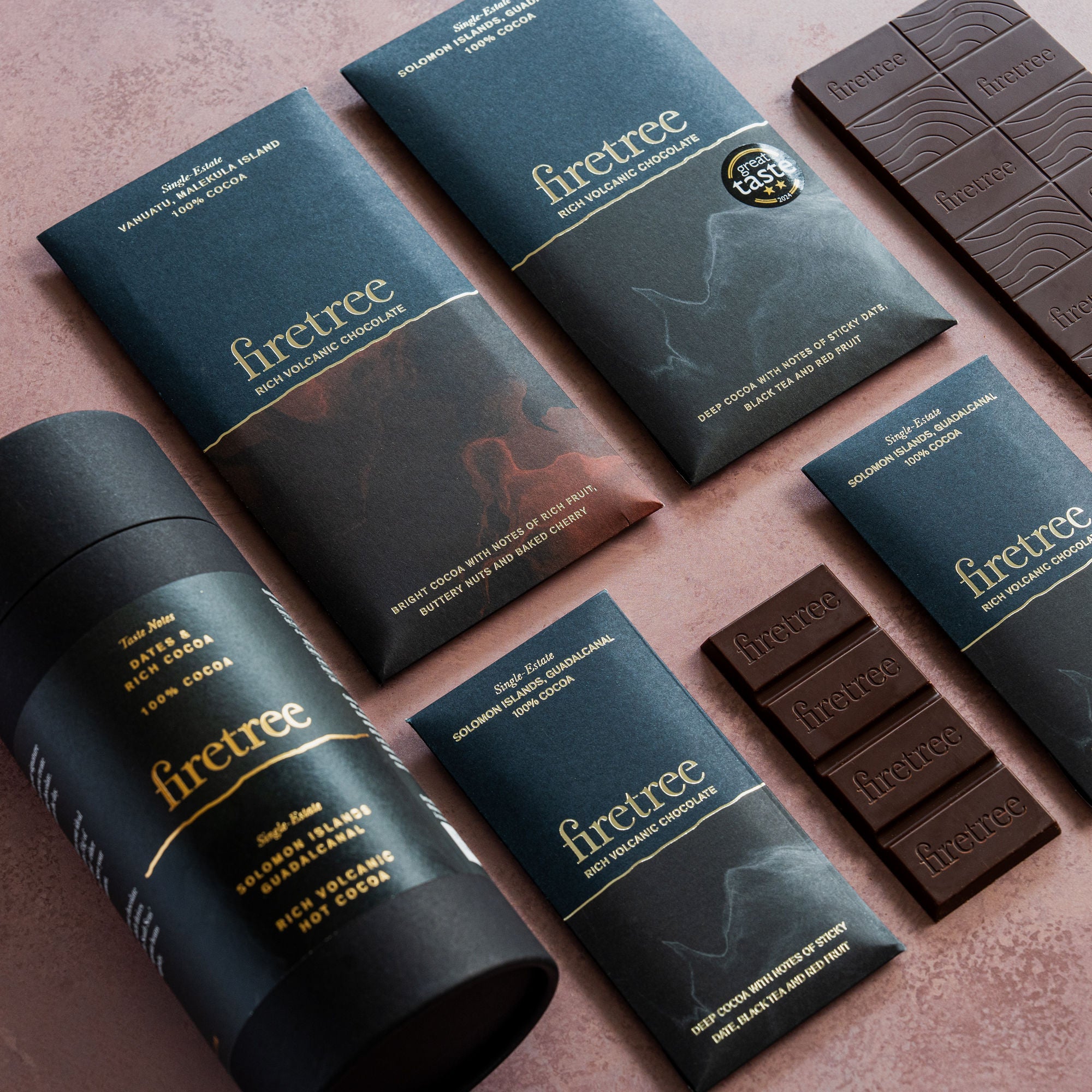100% Cocoa Aficionado Collection | Firetree Chocolate UK – Firetree ...