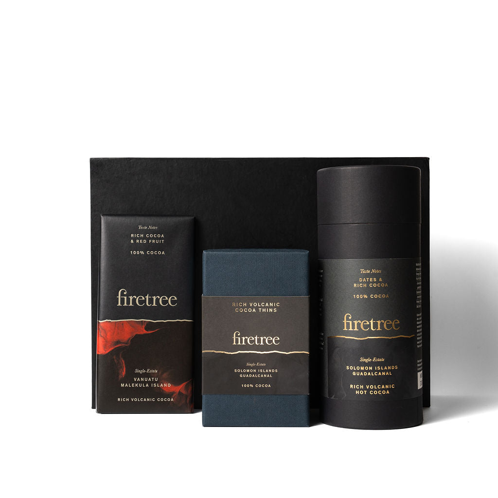 100% Cocoa Connoisseurs Gift Box | Firetree Chocolate UK – Firetree ...