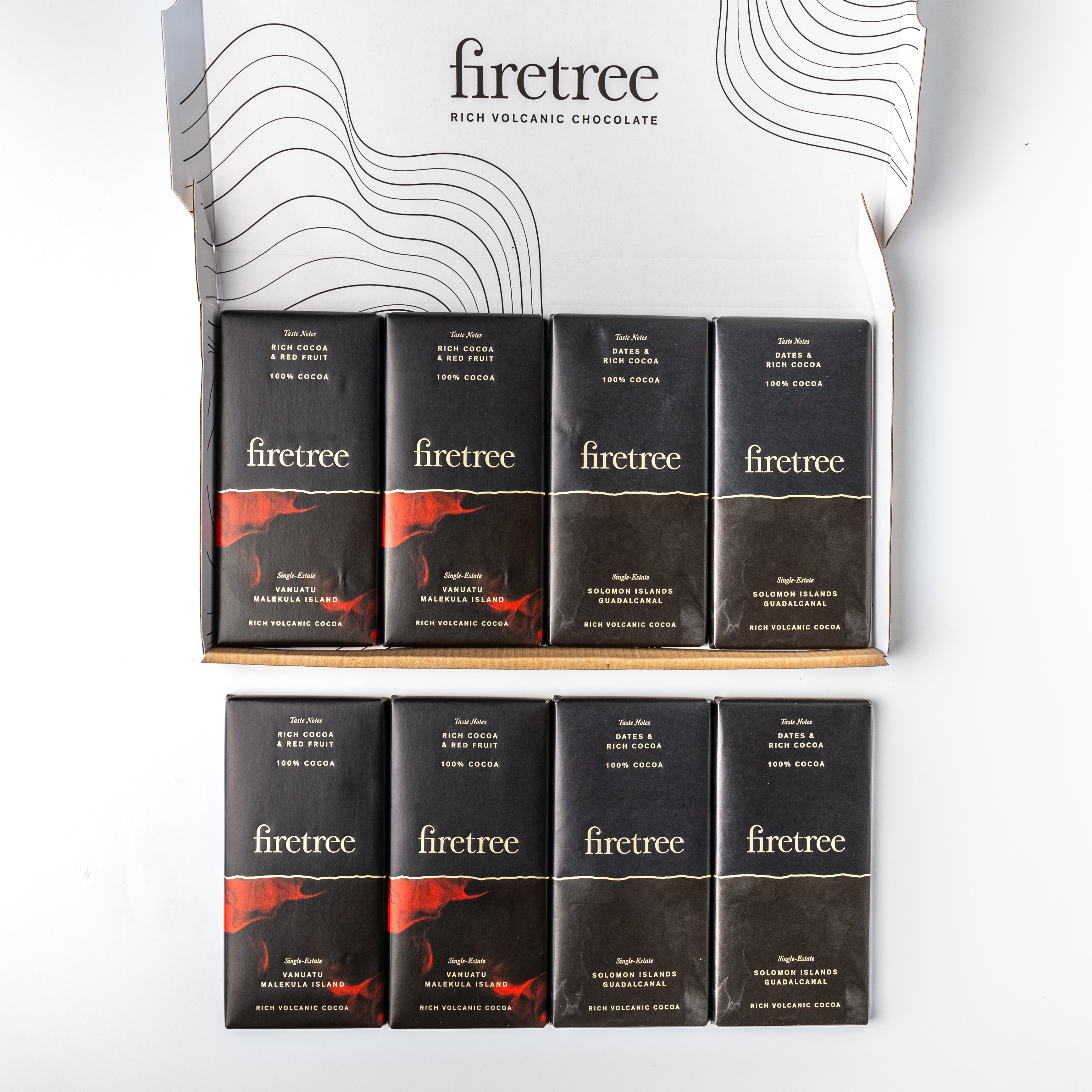 100% Cocoa Letterbox Selection | Firetree Chocolate UK – Firetree ...