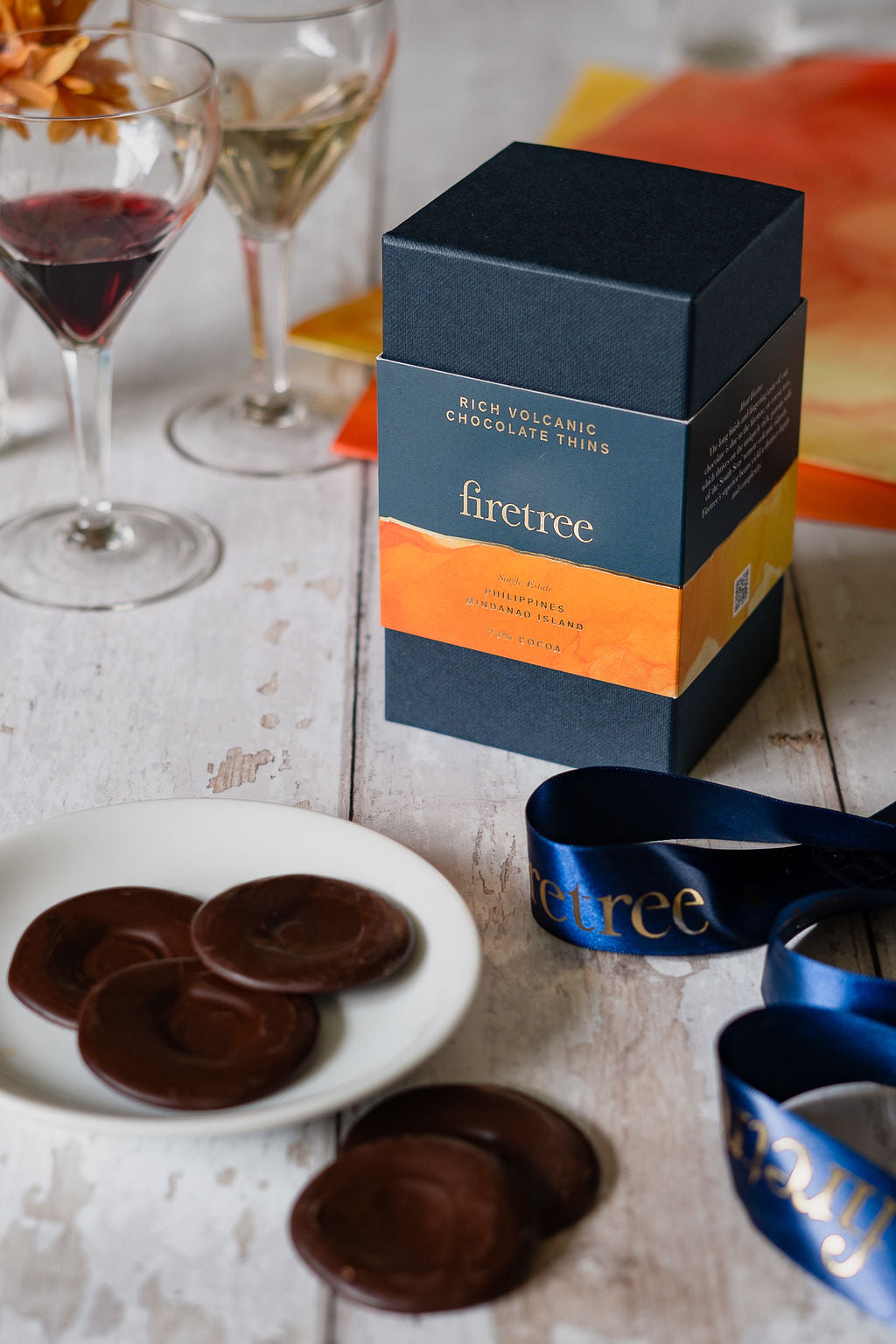 Philippines 73% Cocoa Chocolate Thins | Firetree Chocolate UK ...