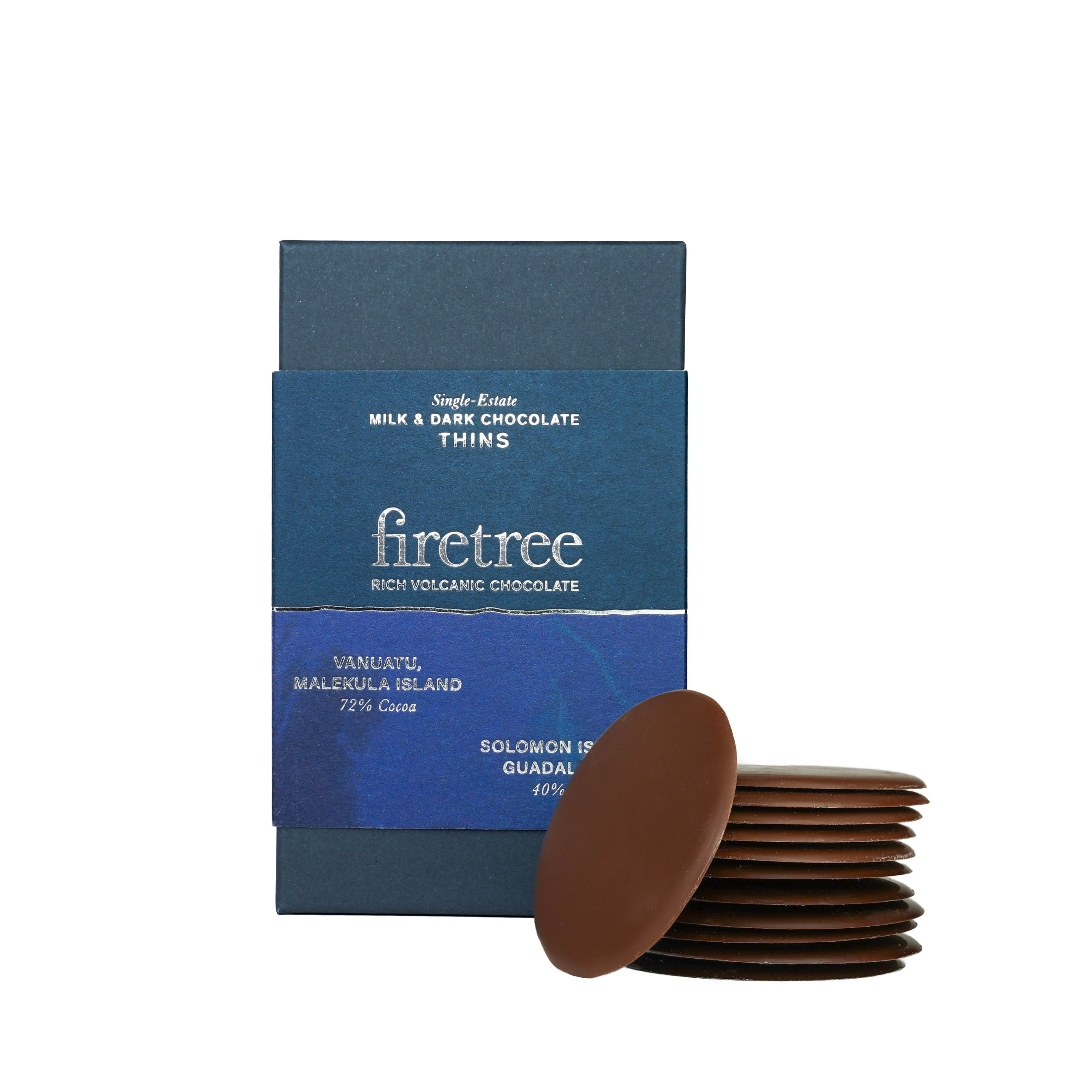 Milk & Dark Chocolate Thins – Firetree Chocolate Limited