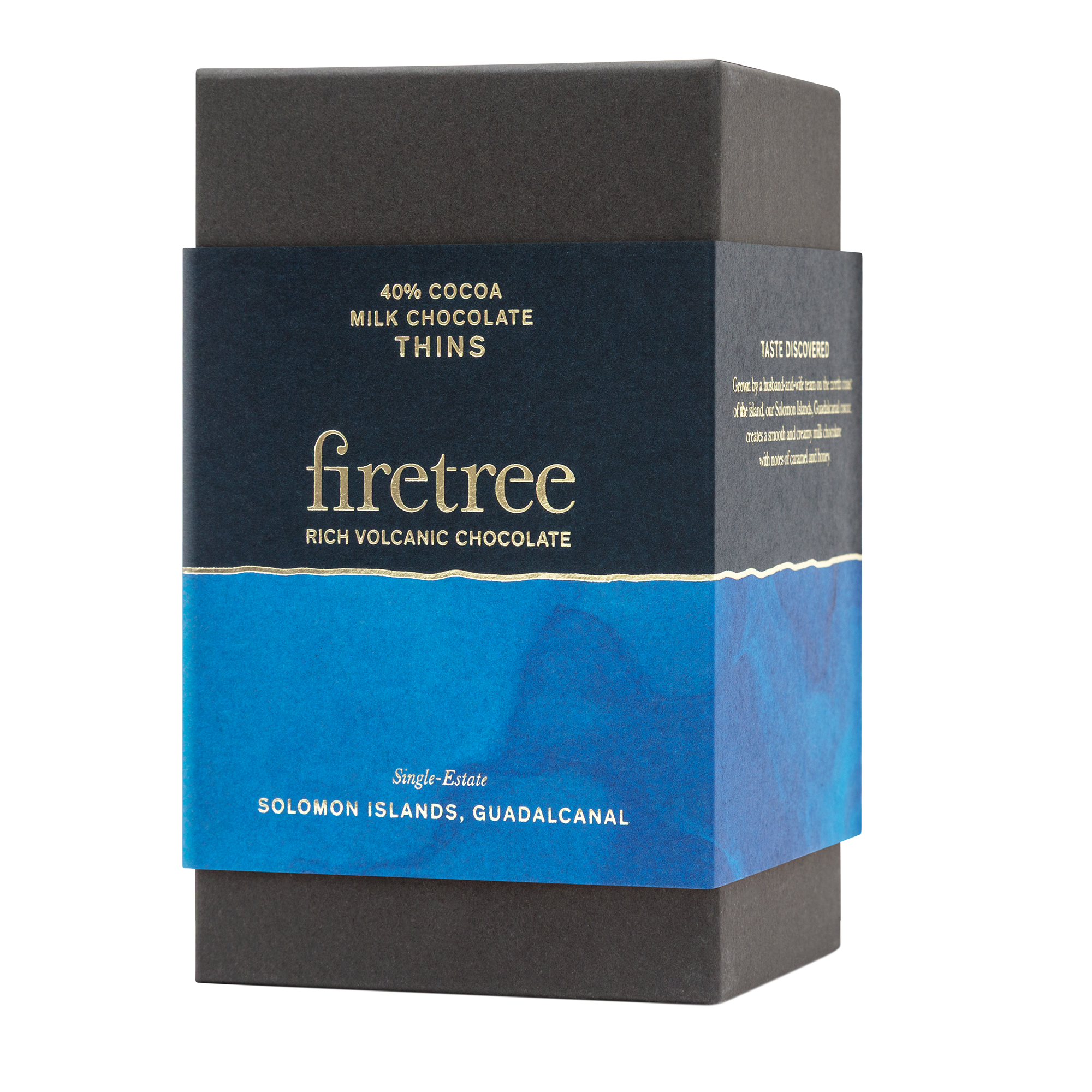 Solomon Islands 40% Chocolate Thins | Firetree Chocolate UK – Firetree ...